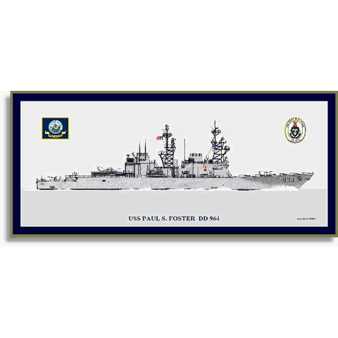 USS Paul F. Foster DD 964 in 90s - Destroyers N-R - PriorService.com
