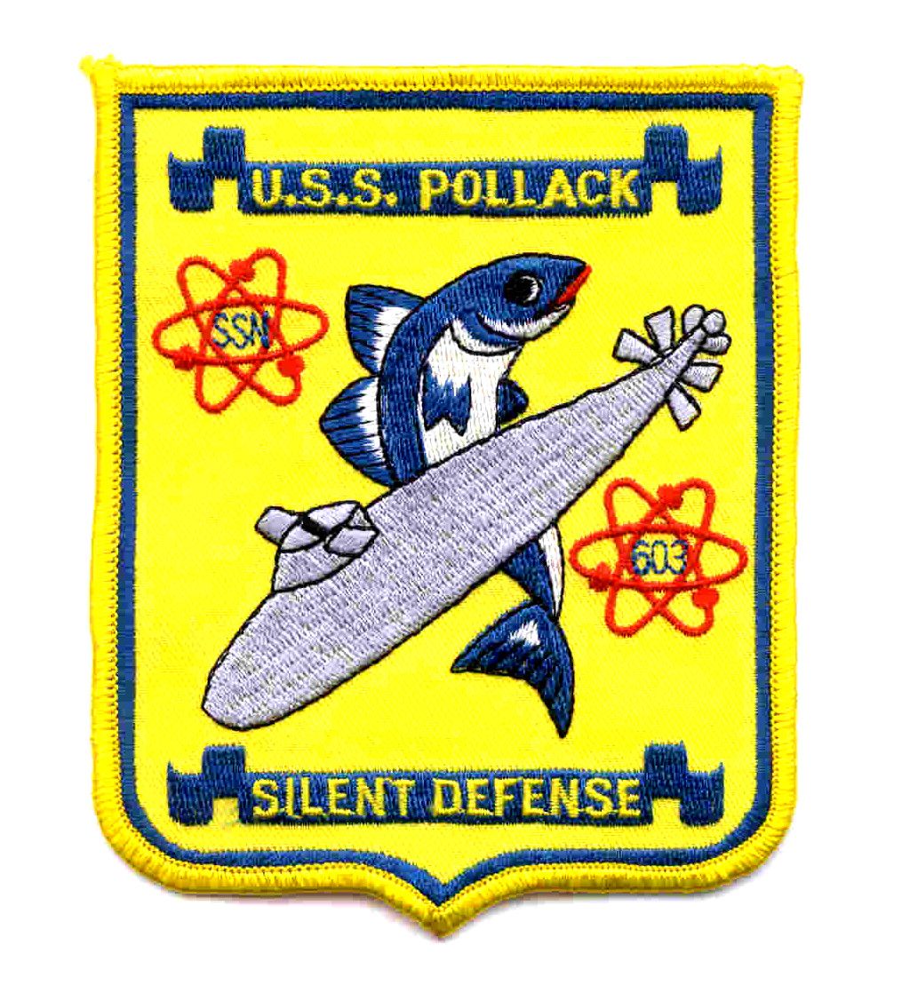 USS Pollack SSN-603 Patch - Submarines 600-699 - PriorService.com
