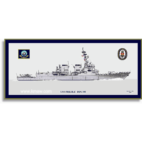 USS Preble DDG-88 Print - Destroyers N-R - PriorService.com