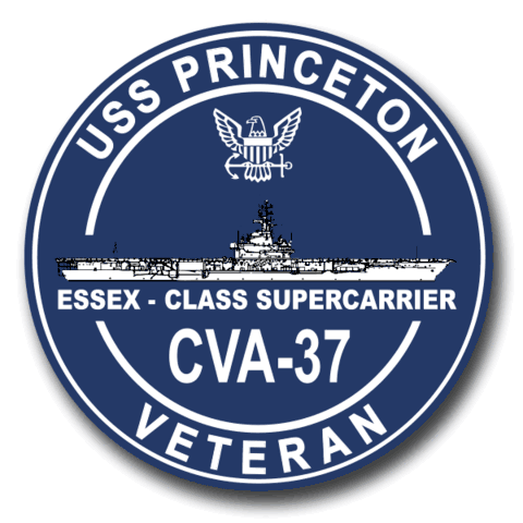 USS Princeton CVA-37 Veteran Decal - US Navy Aircraft Carrier Veteran ...