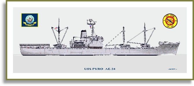 USS Pyro AE-24 Print - Other Ships N-R - PriorService.com