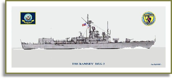 USS Ramsey DEG-2 Print - Destroyers N-R - PriorService.com