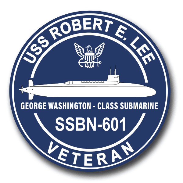 USS Robert E Lee SSBN-601 Silhouette Veteran Decal - US Navy Submarine Veteran Decals ...