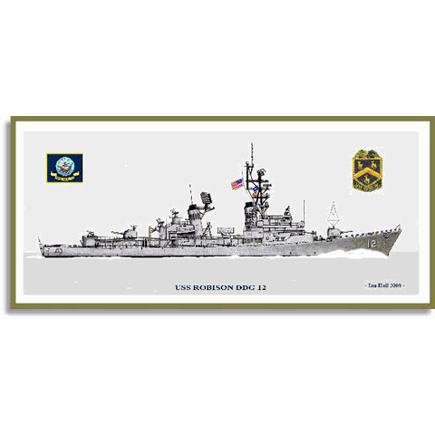 USS Robison DDG-12 Print - Destroyers N-R - PriorService.com