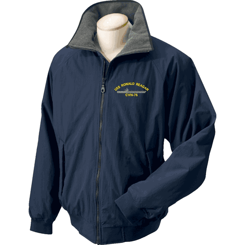 USS Ronald Reagan CVN-76 3-Season Jacket - US Navy Aircraft Carrier 3 ...