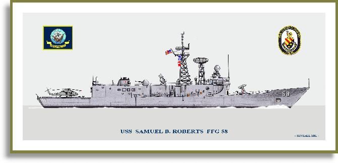 USS Samuel B. Roberts FFG-58 Print - Frigates S-Z - PriorService.com