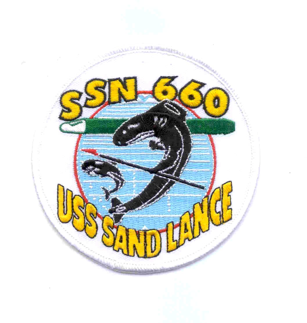 USS Sand Lance SSN-660 Patch - Submarines 600-699 - PriorService.com