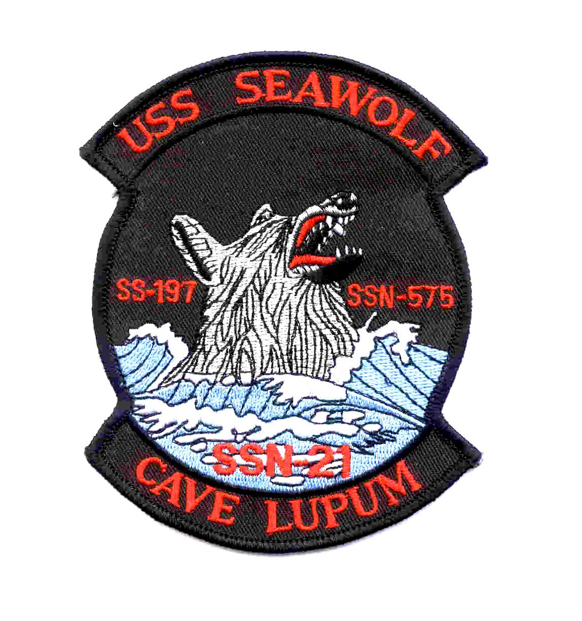 USS Seawolf SSN-21 Patch - Submarines 000-199 - PriorService.com
