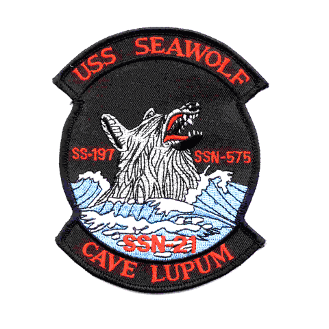 USS Seawolf SSN-21 Patch - Submarines 000-199 - PriorService.com