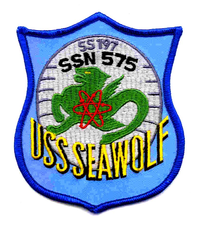 USS Seawolf SSN-575 Patch - Submarines 500-599 - PriorService.com