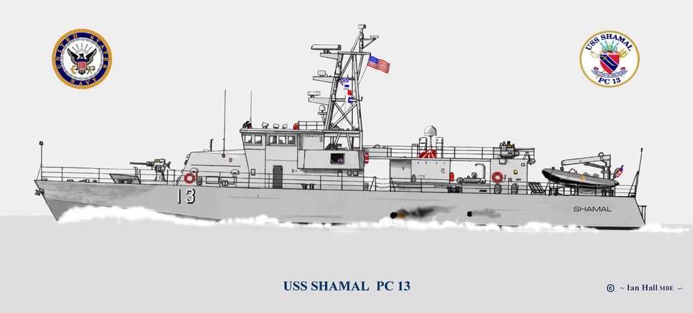 USS Shamal PC-13 Ship Print - New Prints - PriorService.com