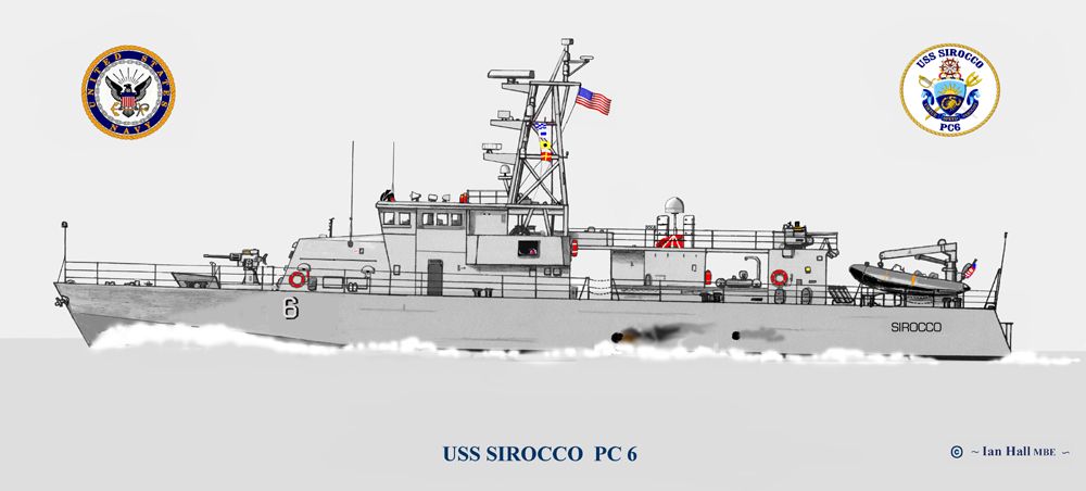 USS Sirocco PC-6 Ship Print - New Prints - PriorService.com