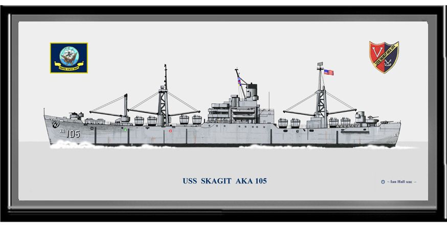 USS Skagit AKA 105 Print - New Prints - PriorService.com
