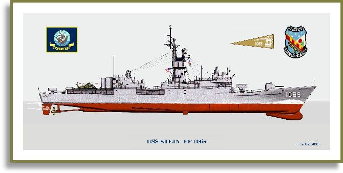 USS Stein FF-1065 Print - Frigates S-Z - PriorService.com