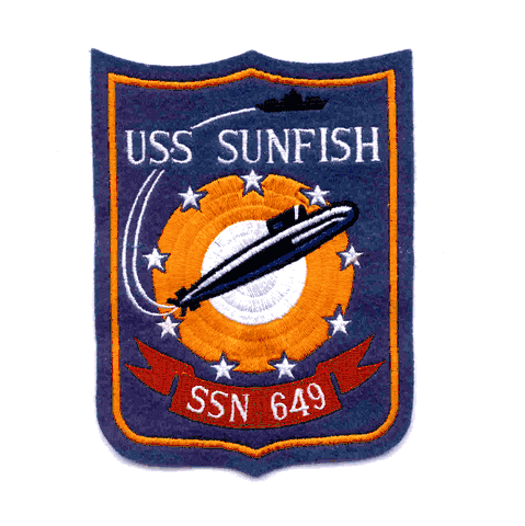 USS Sunfish SSN-649 Patch - Submarines 600-699 - PriorService.com