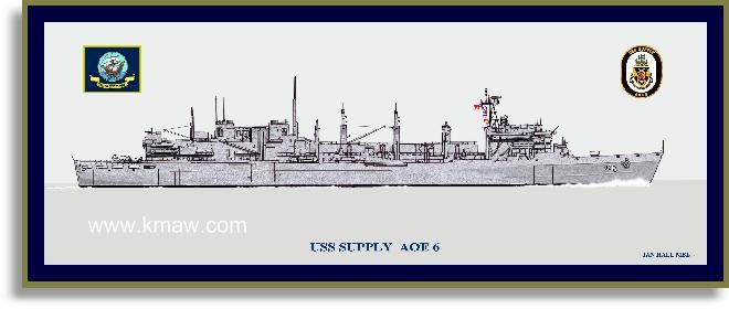 USS Supply AOE-6 Print - Other Ships S-T - PriorService.com