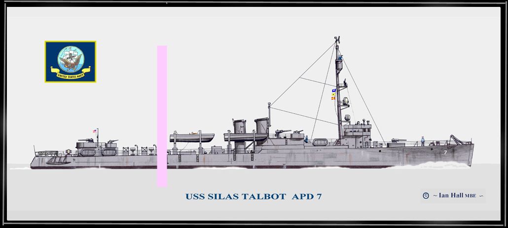USS Talbot APD-7 Print - Other Ship Prints - PriorService.com