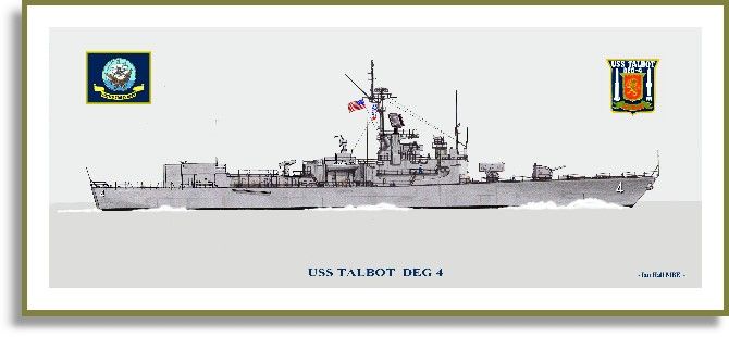 USS Talbot DEG-4 Print - Destroyers S-T - PriorService.com