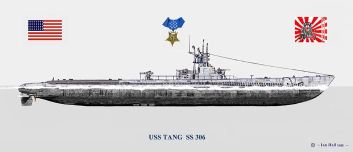 USS Tang SS-306 Print - Submarines S-Z - PriorService.com