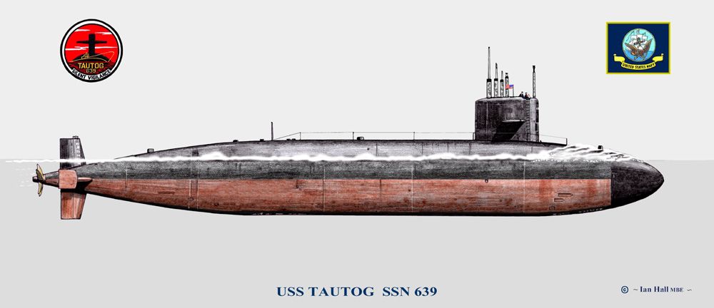 USS Tautog SSN-639 Print - Submarines S-Z - PriorService.com