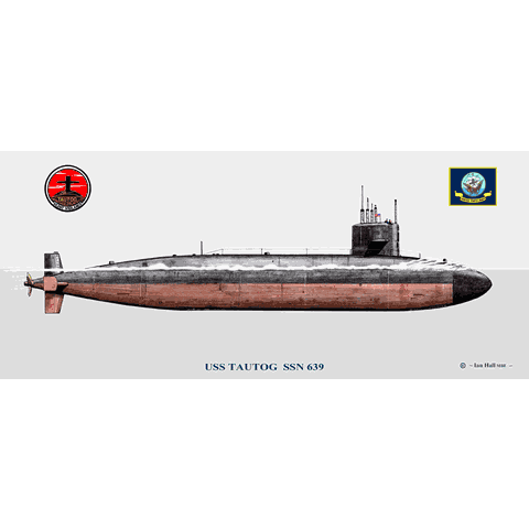 USS Tautog SSN-639 Print - Submarines S-Z - PriorService.com