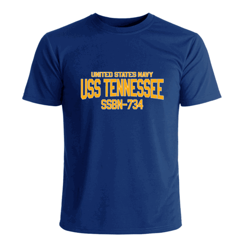 USS Tennessee SSBN-734 T-Shirt - New US Navy Submarine T-Shirts ...