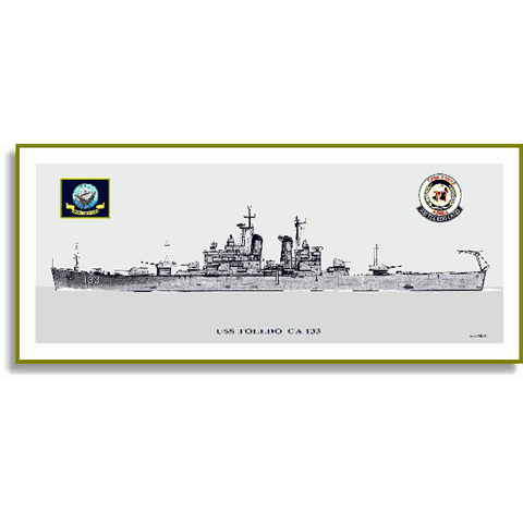 USS Toledo CA-133 Print - Cruisers S-Z - PriorService.com