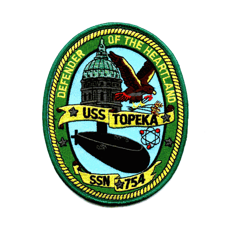 USS Topeka SSN-754 Patch - Submarines 750-799 - PriorService.com