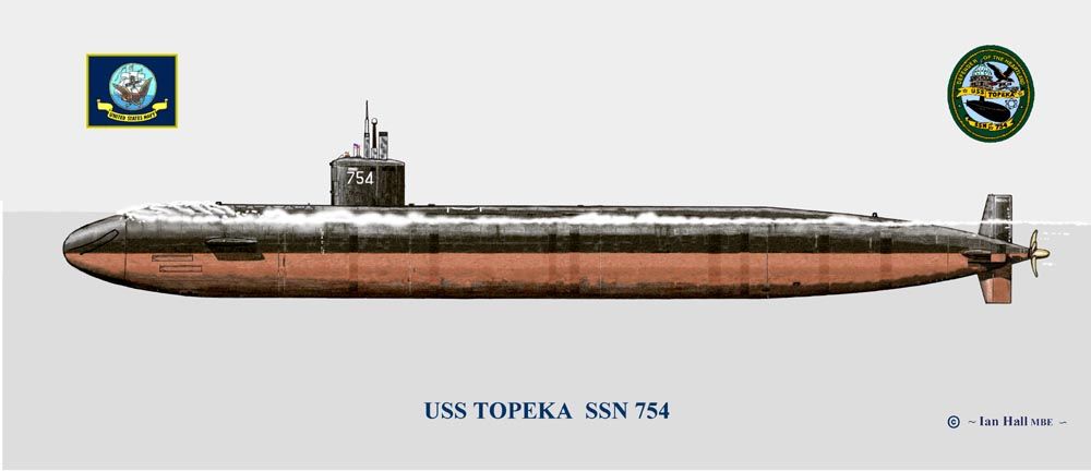 USS Topeka SSN-754 Print - Submarines S-Z - PriorService.com