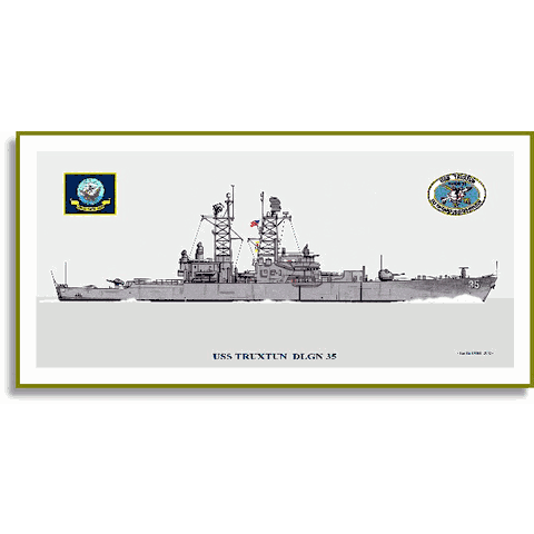 USS Truxtun DLGN-35 Print - Destroyers S-T - PriorService.com