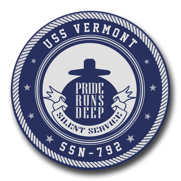 USS Vermont SSN-792 Decal - US Navy Submarine Decals - PriorService.com