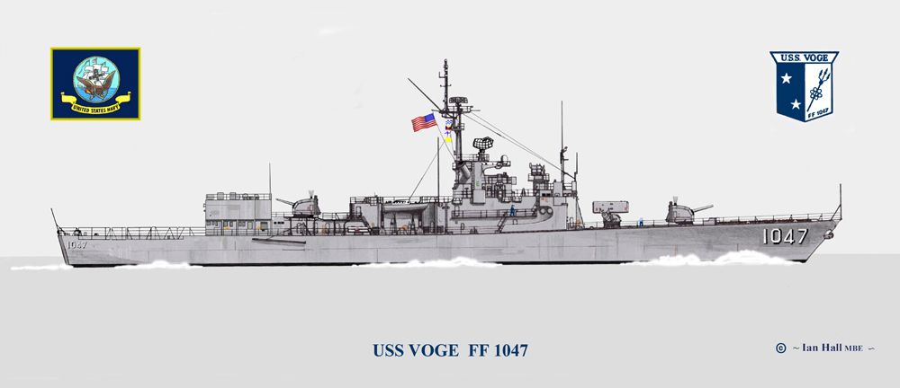 USS Voge FF-1047 Print - USS Voge FF-1047 - PriorService.com