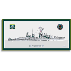 USS Vesole DD-878 Print - Destroyers V-Z - PriorService.com