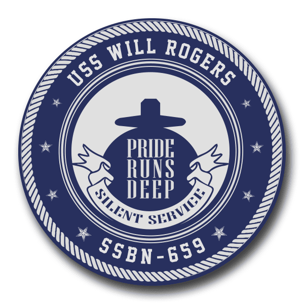 USS Will Rogers SSBN-659 Decal - US Navy Submarine Decals ...