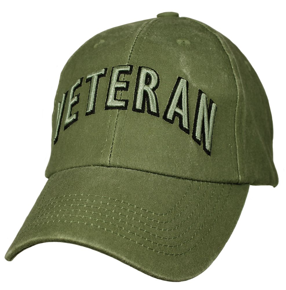 Veteran OD Green Ball Cap - New Ball Caps - PriorService.com