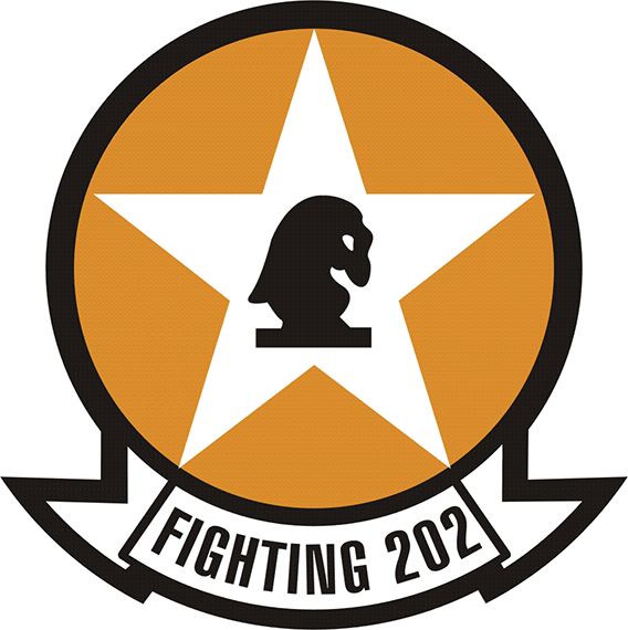 VF-202 Fighting 202 Patch Decal - US Navy Squadron Decals ...