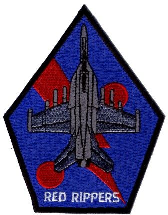 VFA 11 Red Rippers Patch - New Patches - PriorService.com