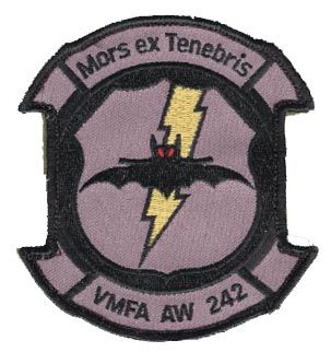 VFMA (AW) 242 Subdued Hook and Loop Patch - VMFA Squadron Patches ...