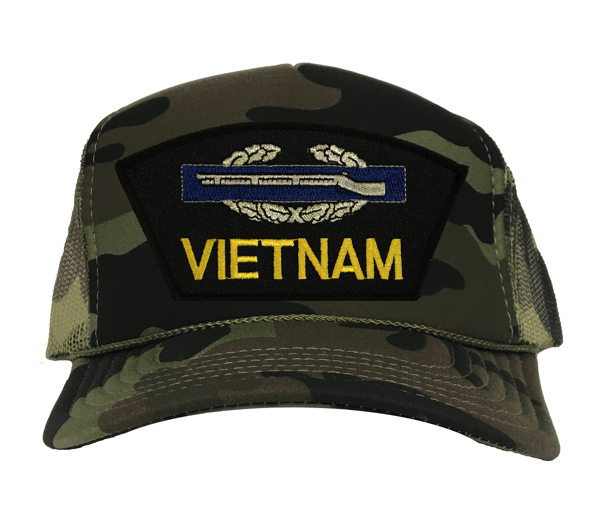 Vietnam CIB Camo Mesh Back - New Camo Mesh Caps - PriorService.com