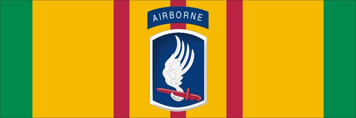 Vietnam Service Ribbon 173rd Airborne Brigade Decal Sticker - 173rd Airborne Brigade ...