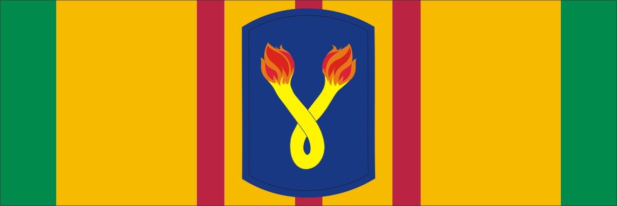 Vietnam Service Ribbon 196th Infantry Brigade Decal Sticker - Vietnam ...