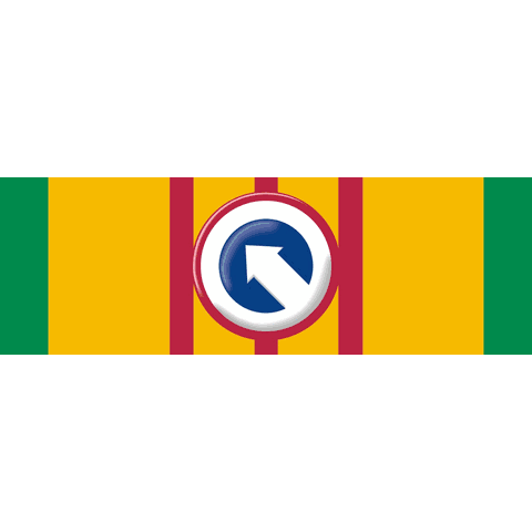 Vietnam Service Ribbon 1st Logistical Command Decal Sticker - Vietnam ...