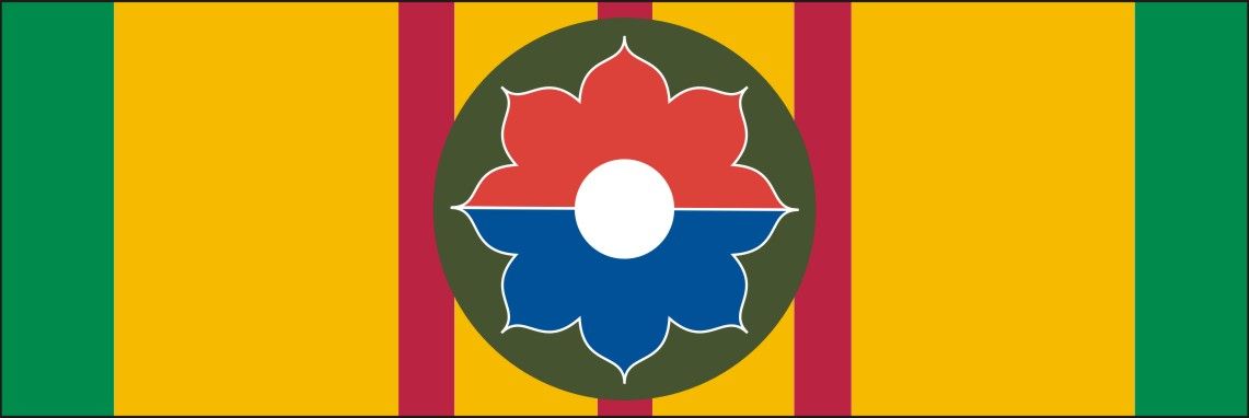 Vietnam Service Ribbon 9th Infantry Division Decal Sticker - 9th ...