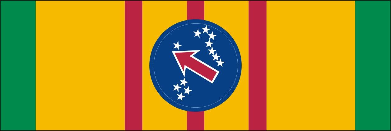Vietnam Service Ribbon US Army Pacific USARPAC Vietnam Decal Sticker ...