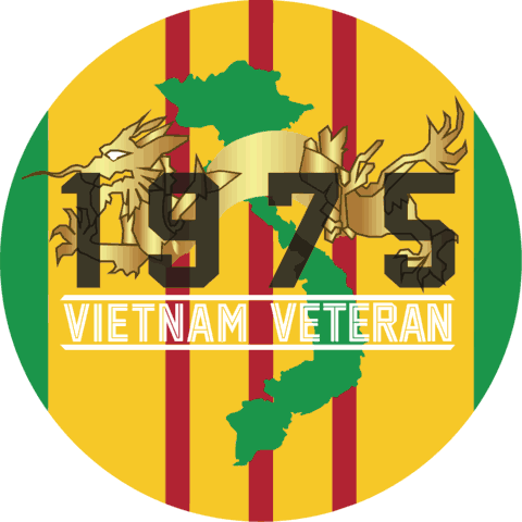 Vietnam Veteran 1975 Decal - New Vietnam Year Decals - PriorService.com
