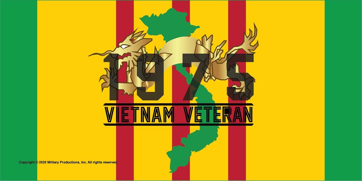 Vietnam Veteran 1975 Ribbon Decal - New Vietnam Year Ribbon Decals ...
