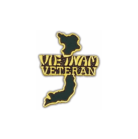 Vietnam Veteran Country Pin - Vietnam Veteran Pins - PriorService.com