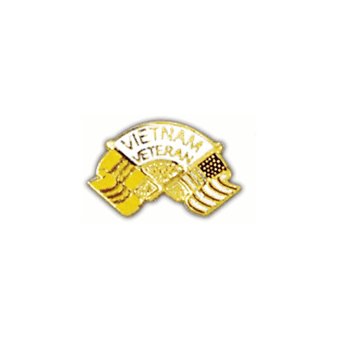 Vietnam Veteran Flag Pin - Vietnam Veteran Pins - PriorService.com