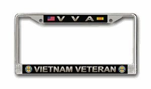 Vietnam Veteran VVA License Plate Frame - NEW ITEMS - PriorService.com