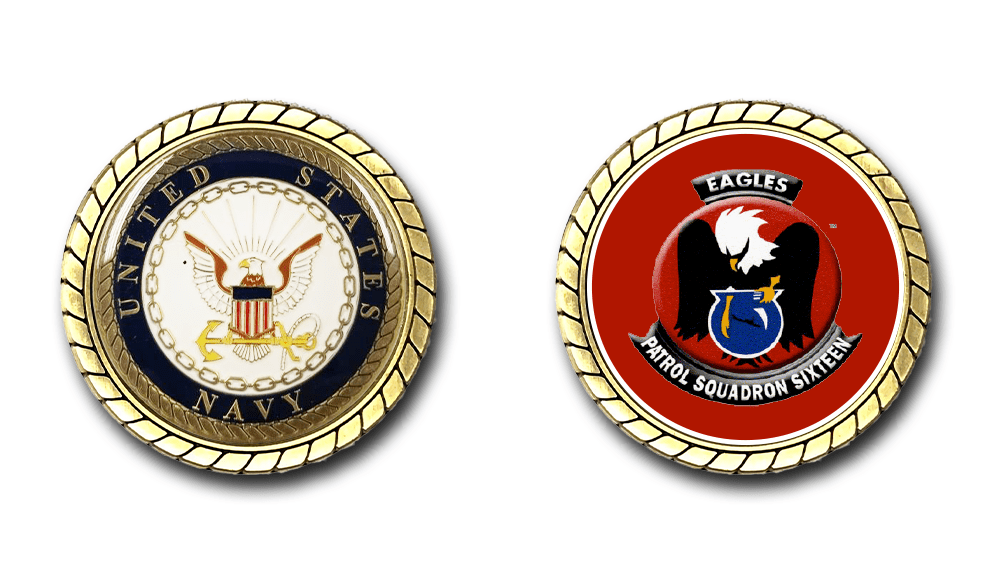 VP-16 War Eagles Us Navy Squadron Challenge Coin - US Navy Squadron ...
